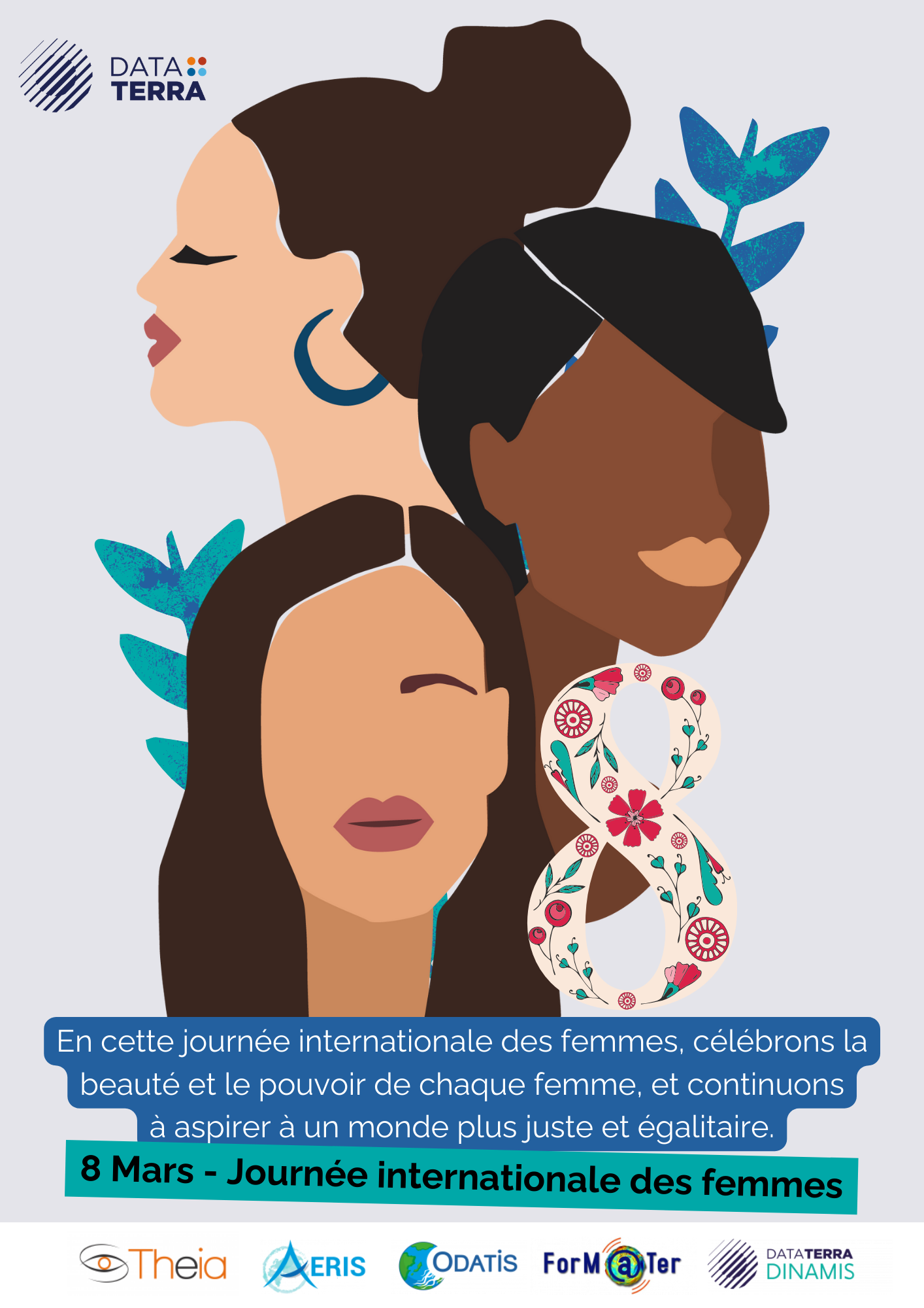 Journée internationale des femmes - 8 Mars 2024 - Dataterra